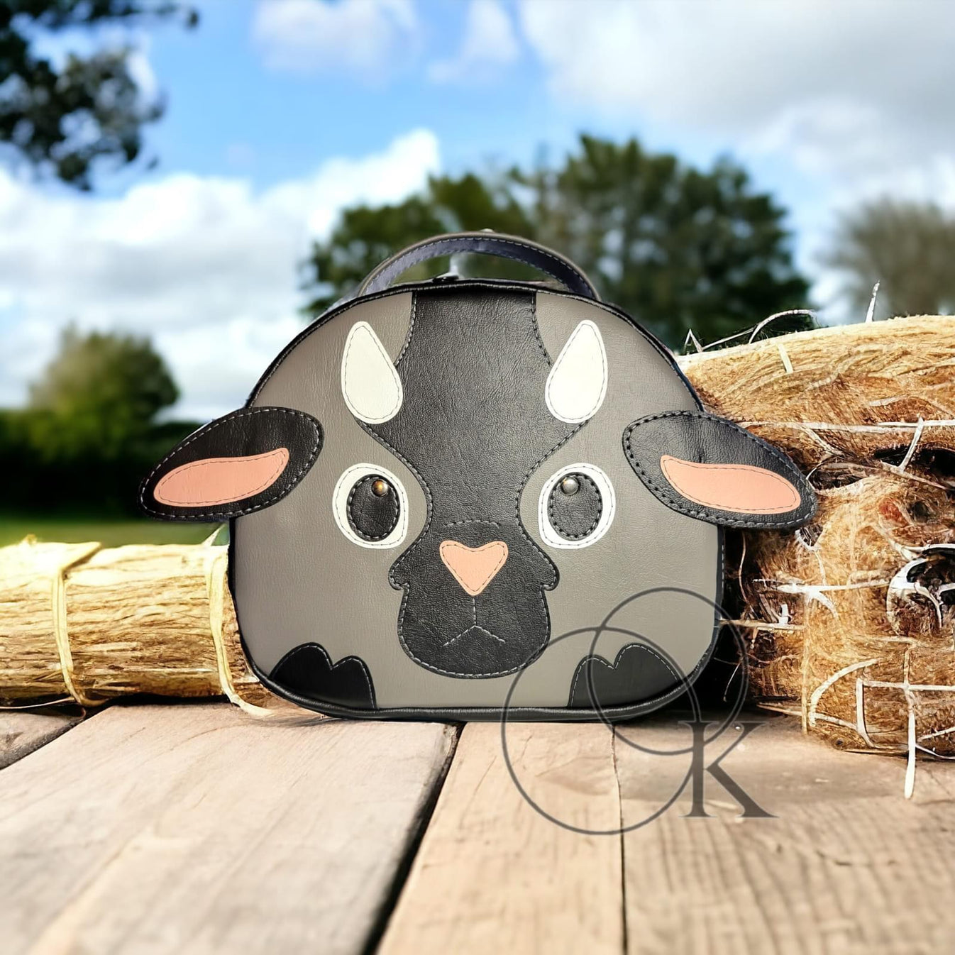 Hugo Handbag: Farmyard Friends Add-on Collection – Carbon Chic