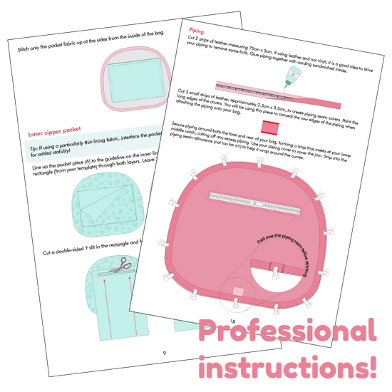 The Hugo Handbag PDF Pattern - With SVGs + Video Tutorials! – Carbon Chic